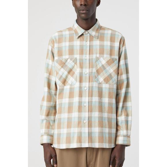 Closed | Shirts | New Closed Formal Plaid Shirt In Glazed Green | Poshmark